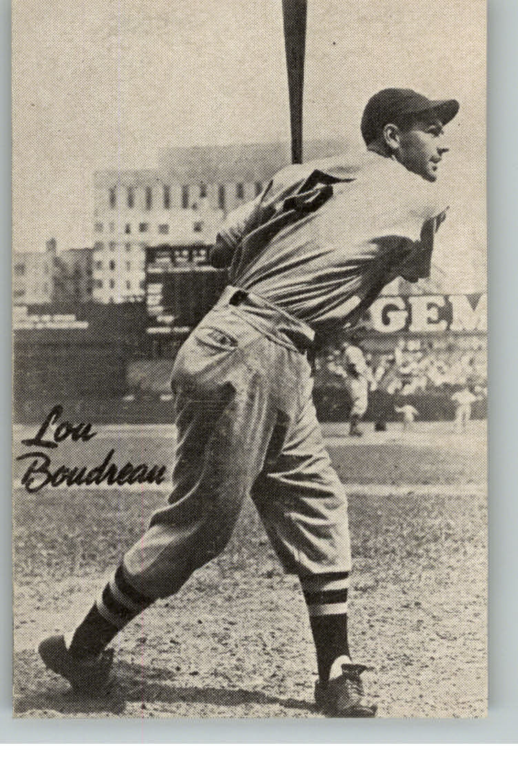 1947 Homogenized Bond #4 Lou Boudreau DP - NM-MT