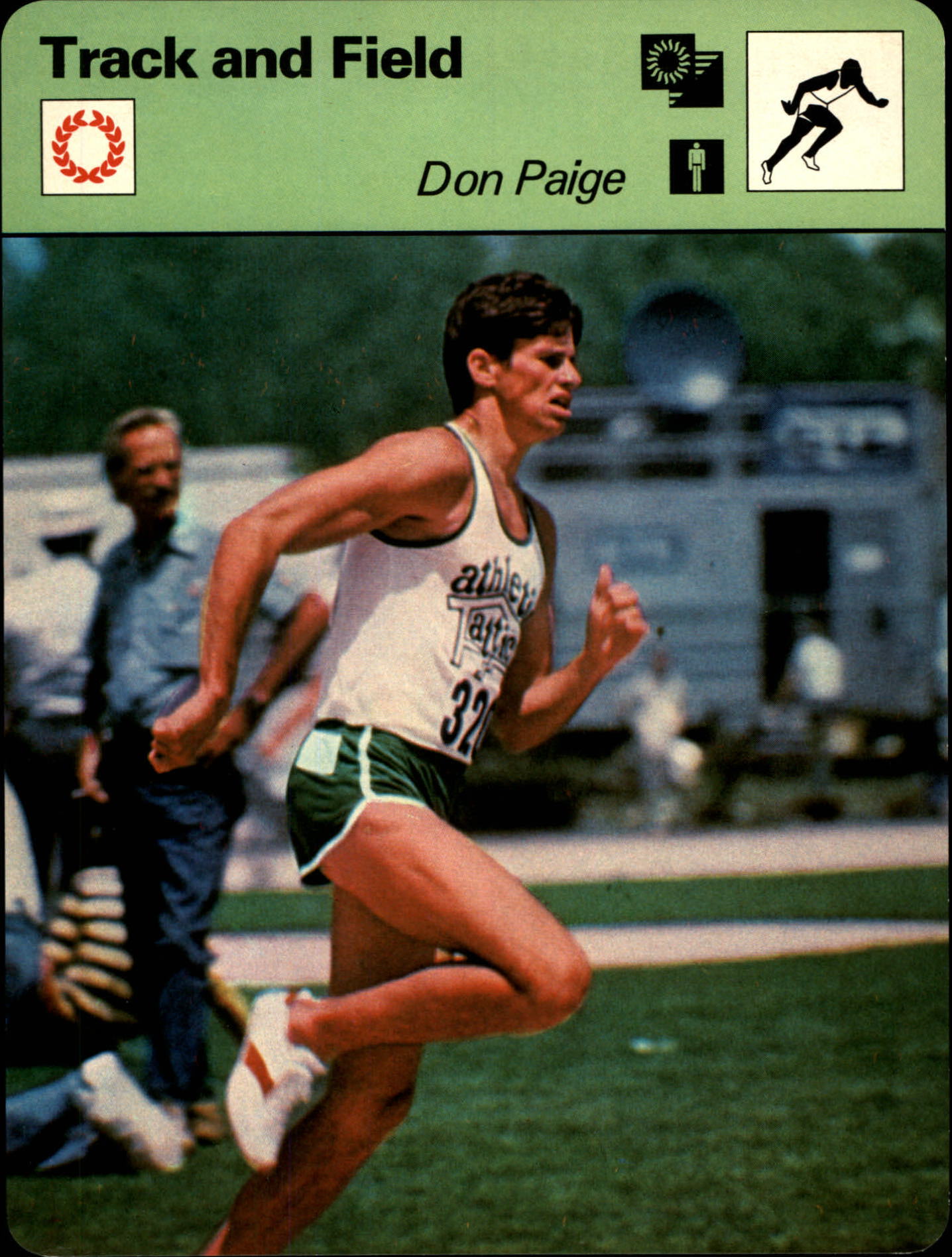 1977-79 Sportscaster Series 80 #8007 Don Paige - . Oversized. - NM-MT