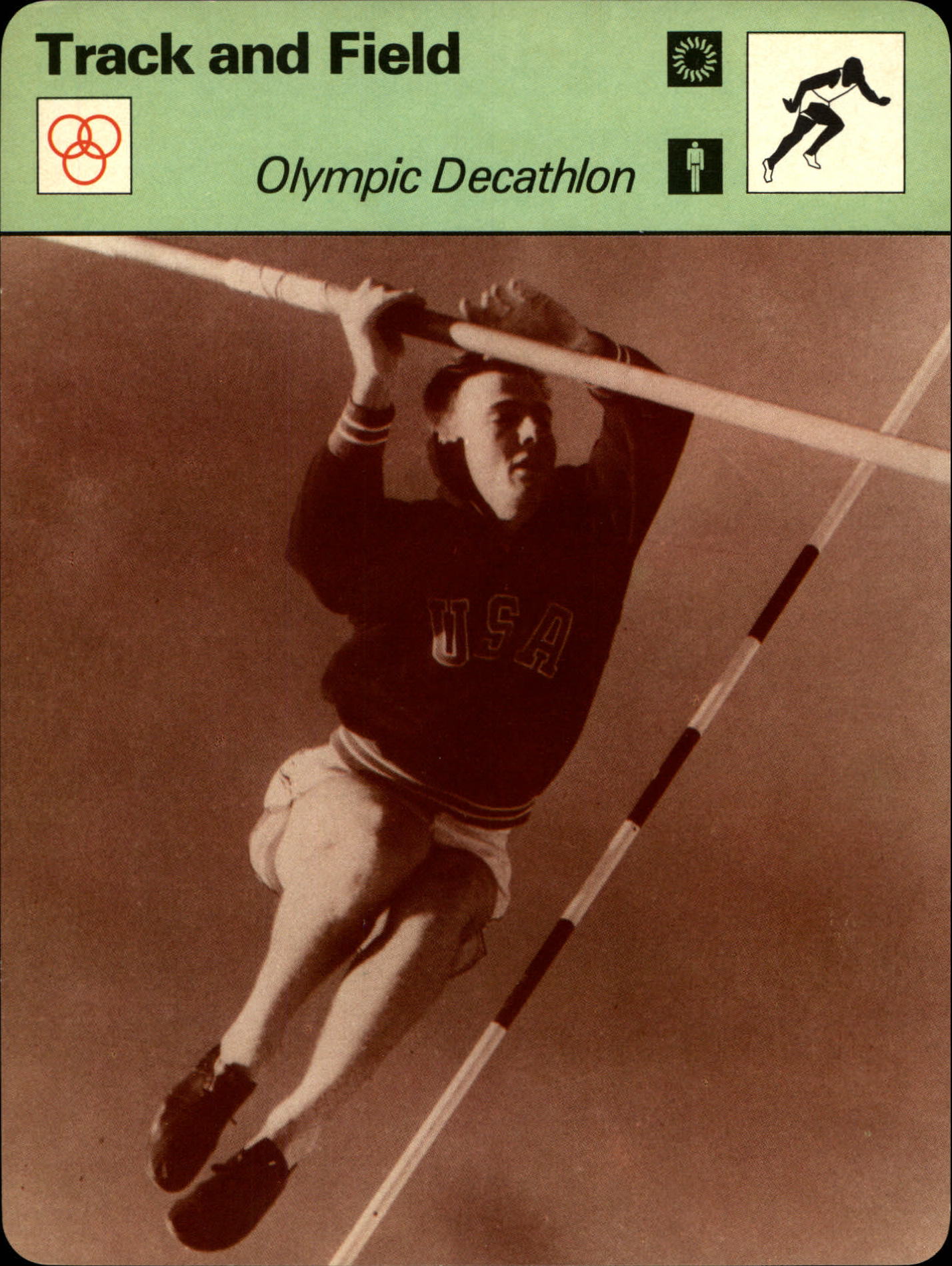 1977-79 Sportscaster Series 84 #8416 Olympic Decathlon - . Oversized ...