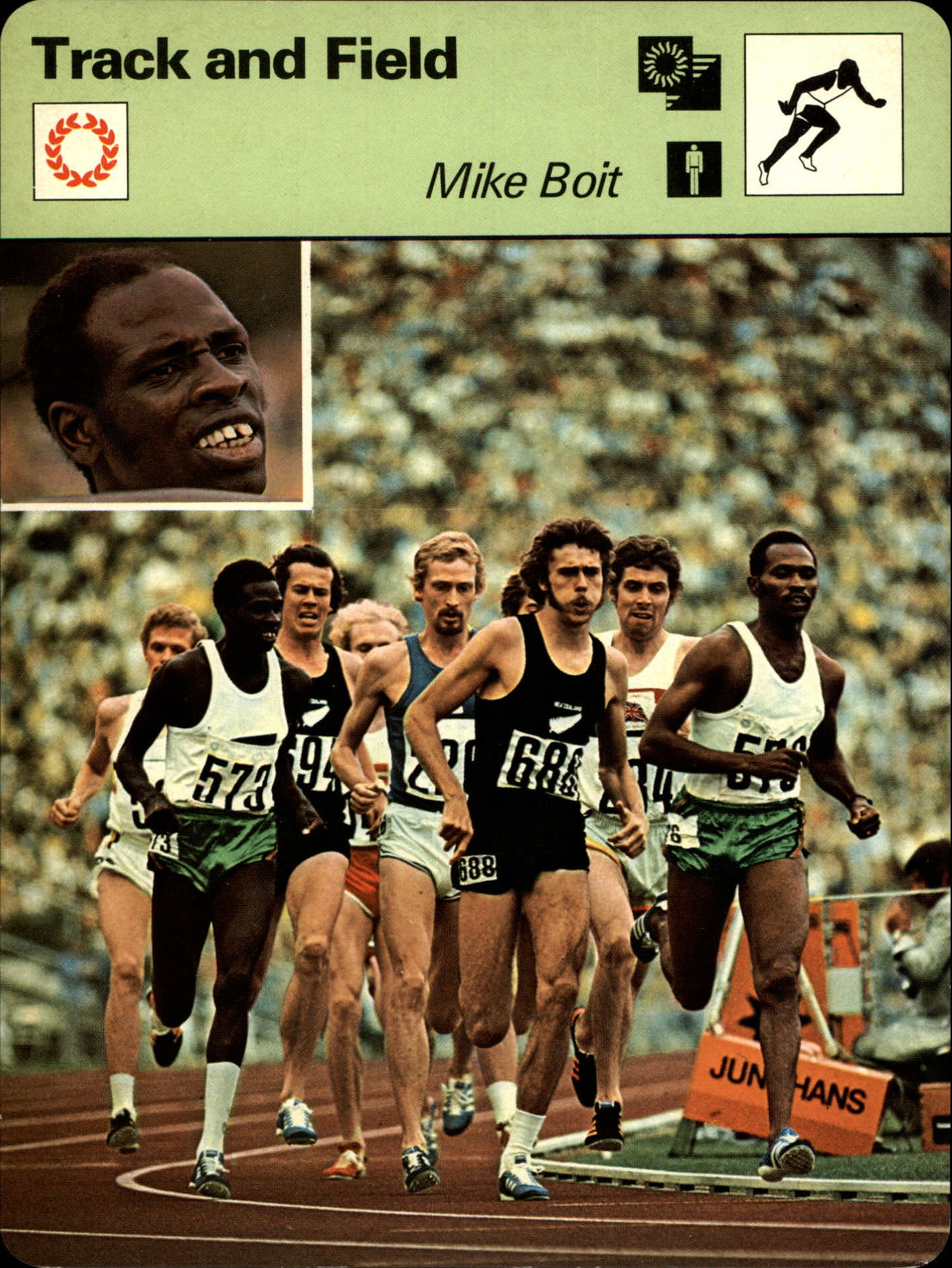 1977-79 Sportscaster Series 35 #3507 Mike Boit - . Oversized. - NM-MT