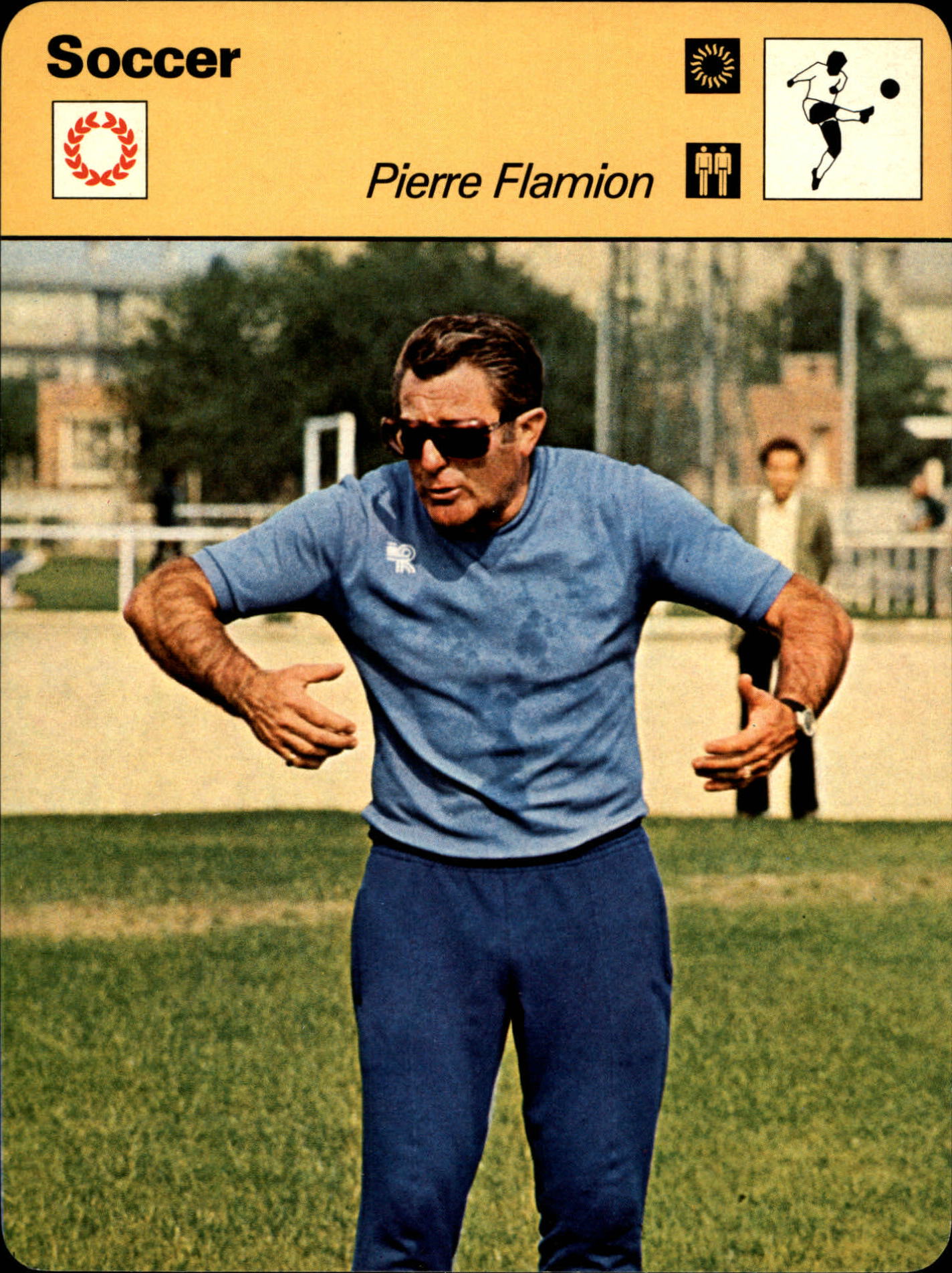 1977-79 Sportscaster Series 38 #3819 Pierre Flamion - . Oversized. - NM-MT