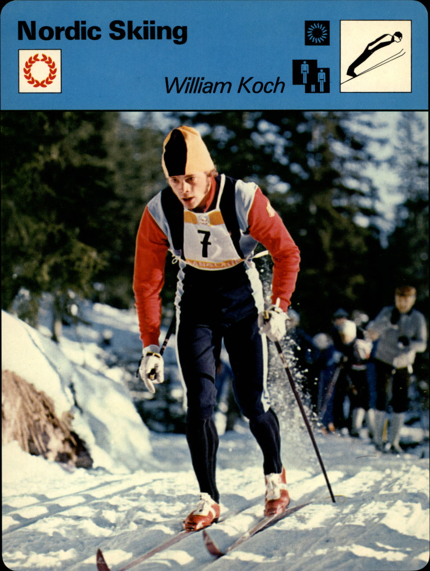 1977-79 Sportscaster Series 4 #407 William Koch - . Oversized. - NM-MT