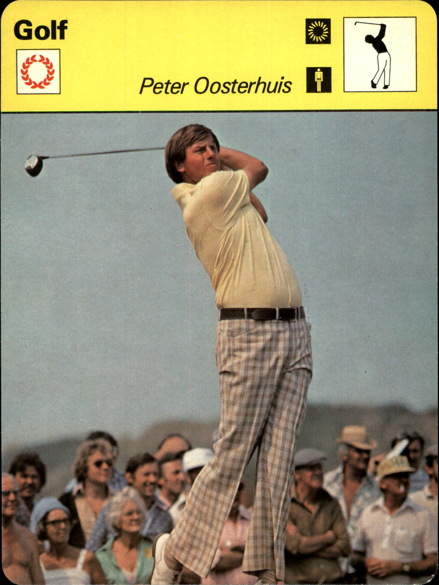 1977-79 Sportscaster Series 55 #5516 Peter Oosterhuis - . Oversized. - NM-MT