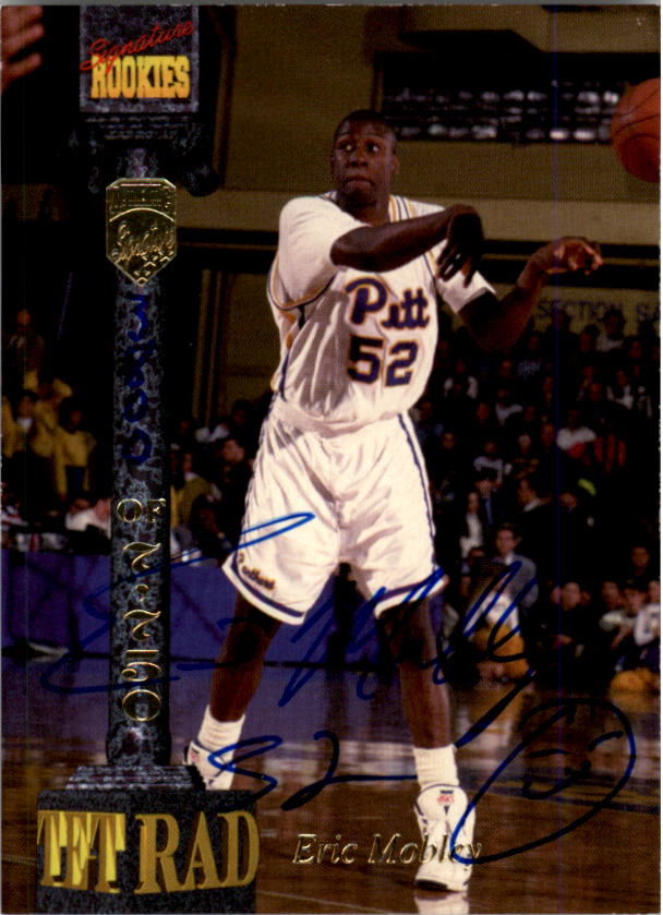 1994 Signature Rookies Tetrad Autographs #65 Eric Mobley - NM-MT