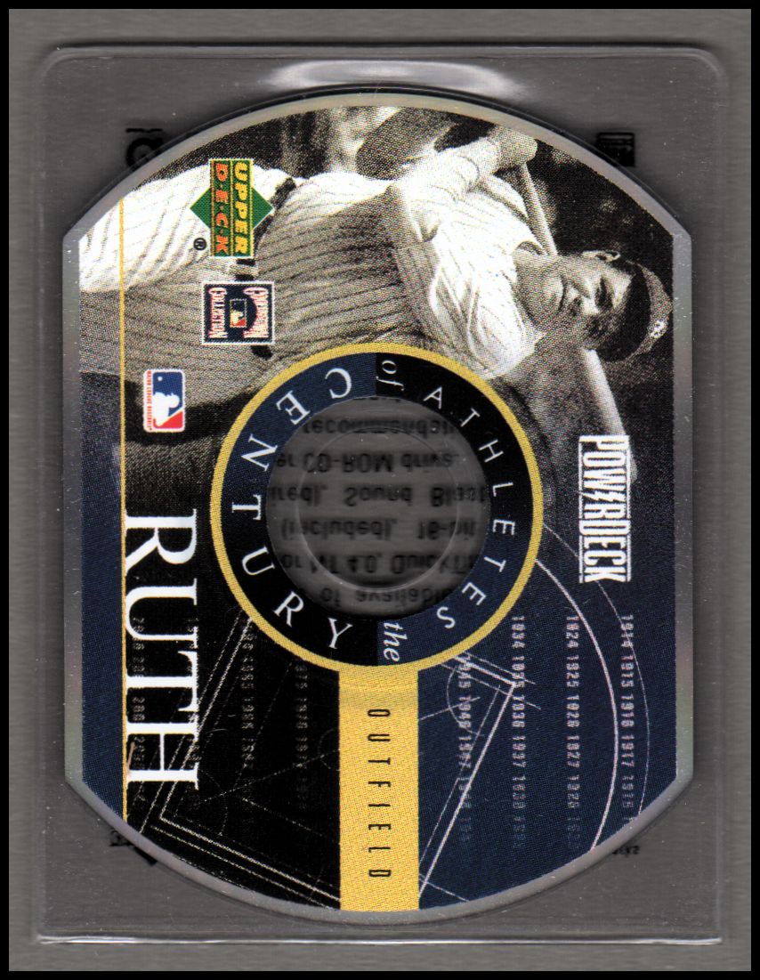 1999 Upper Deck PowerDeck Athletes of the Century #1 Babe Ruth - NM-MT