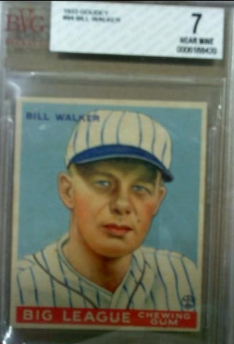 1933 Goudey #94 Bill Walker RC - NrMt (7)