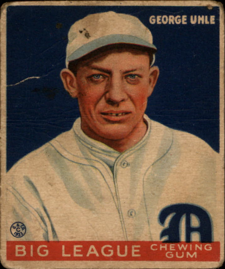 1933 Goudey #100 George Uhle RC - GOOD - Card Shack | Beckett Marketplace