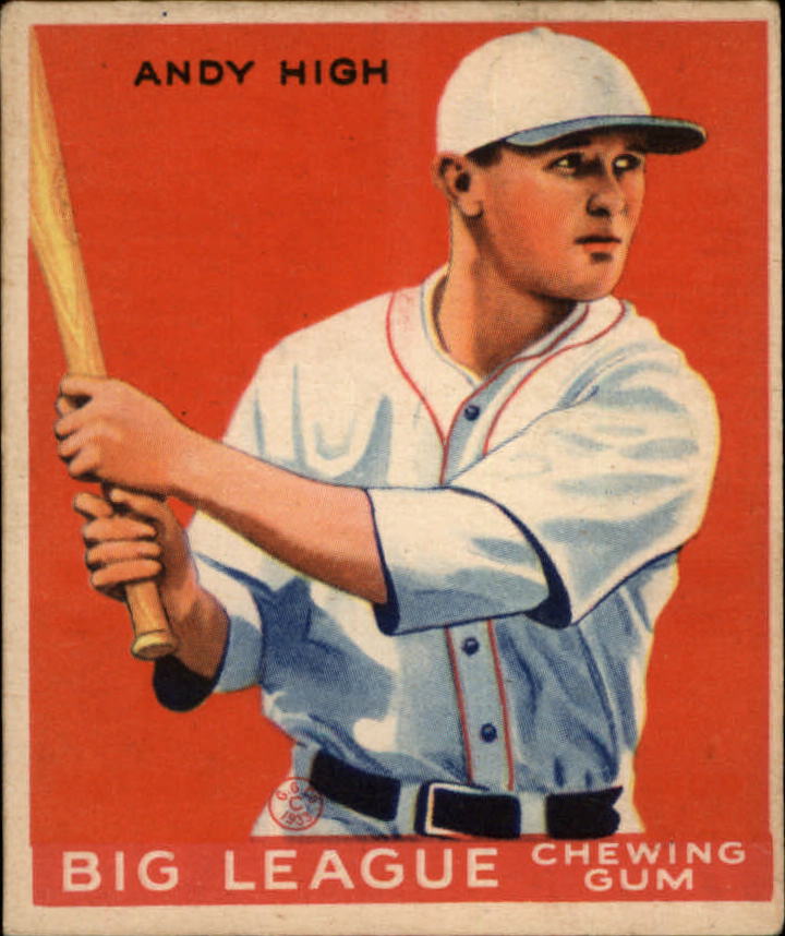 1933 Goudey #182 Andy High RC - VG - Card Shack | Beckett Marketplace