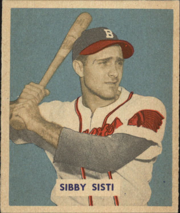 1949 Bowman #201 Sibby Sisti RC - EX-MT