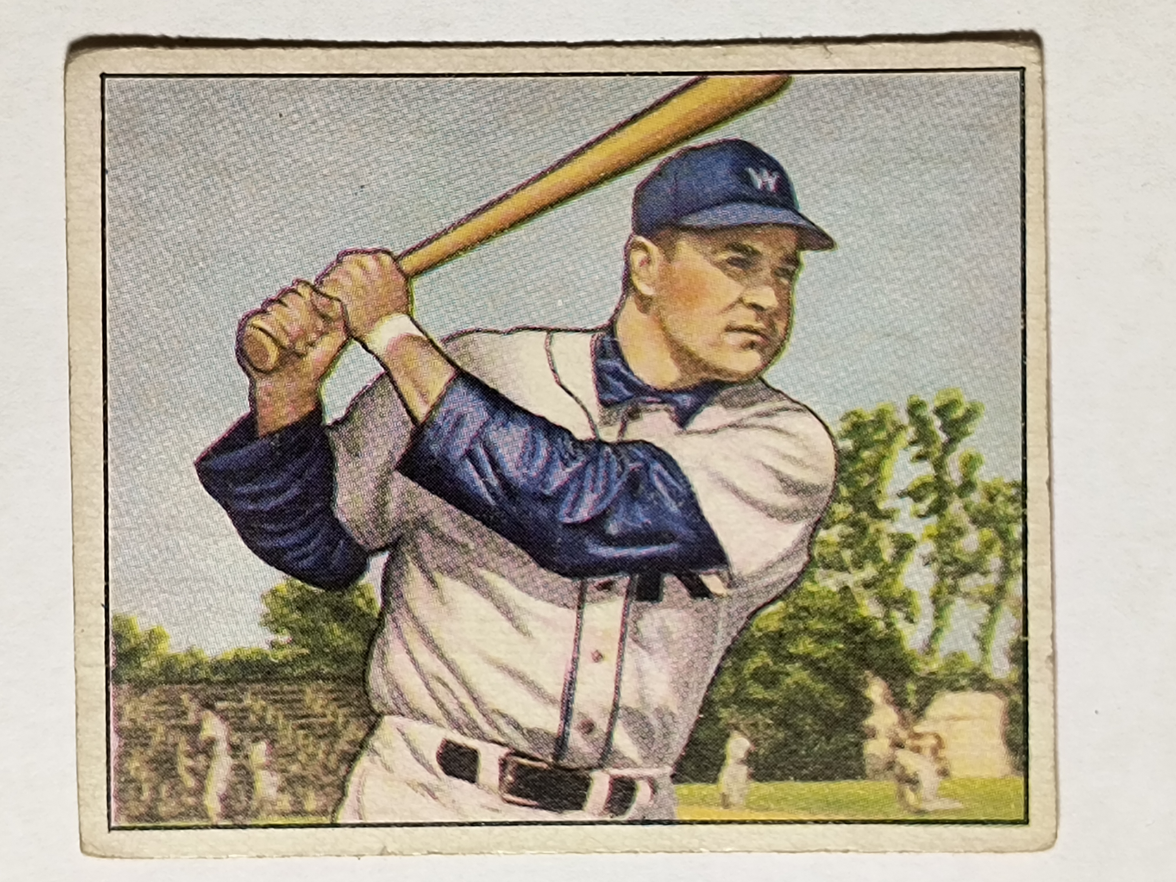 1950 Bowman #18 Eddie Robinson RC - VG-EX