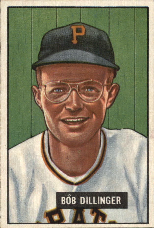 1951 Bowman #63 Bob Dillinger - EX-MT