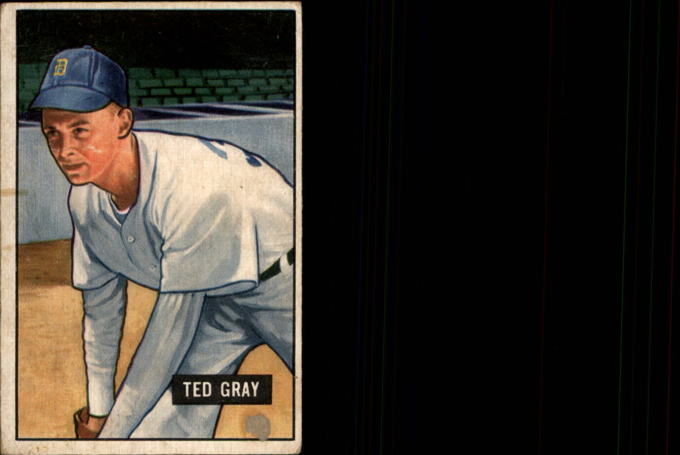 1951 Bowman #178 Ted Gray - VG