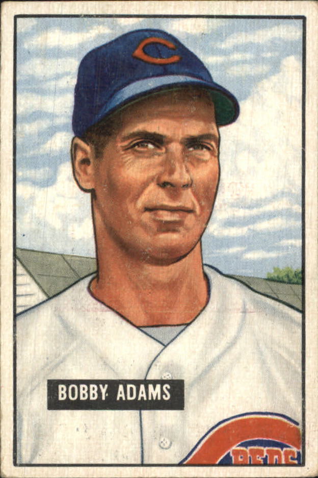 1951 Bowman #288 Bobby Adams - EX