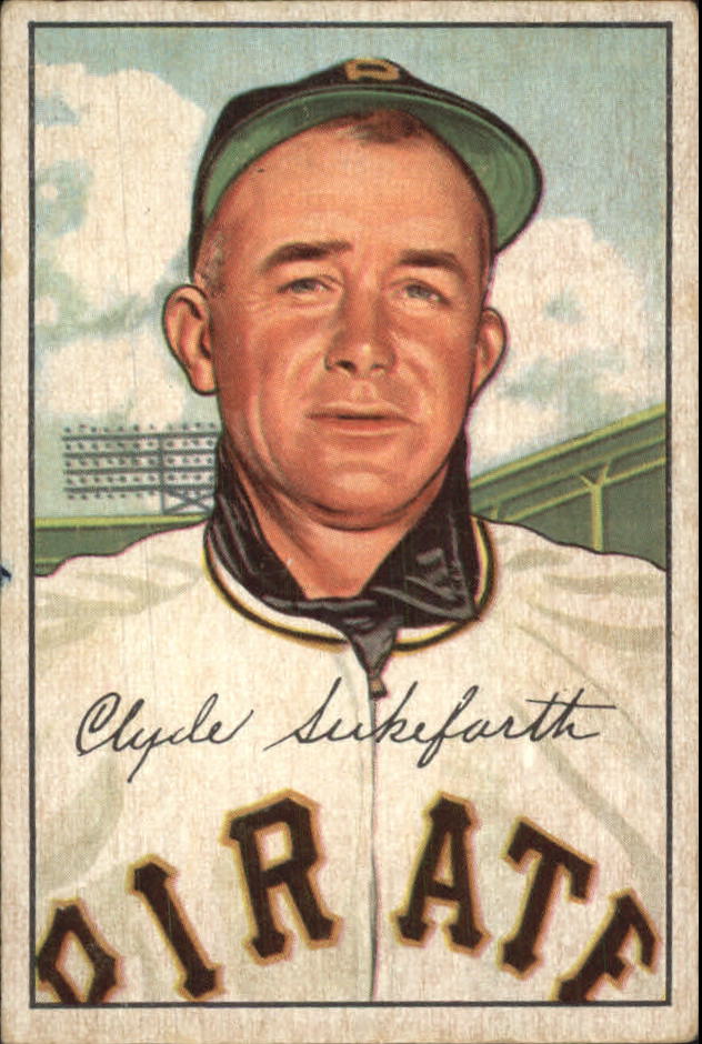 1952 Bowman #227 Clyde Sukeforth CO RC - VG