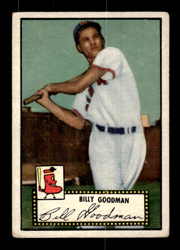 1952 Topps #23A Billy Goodman Black - VG