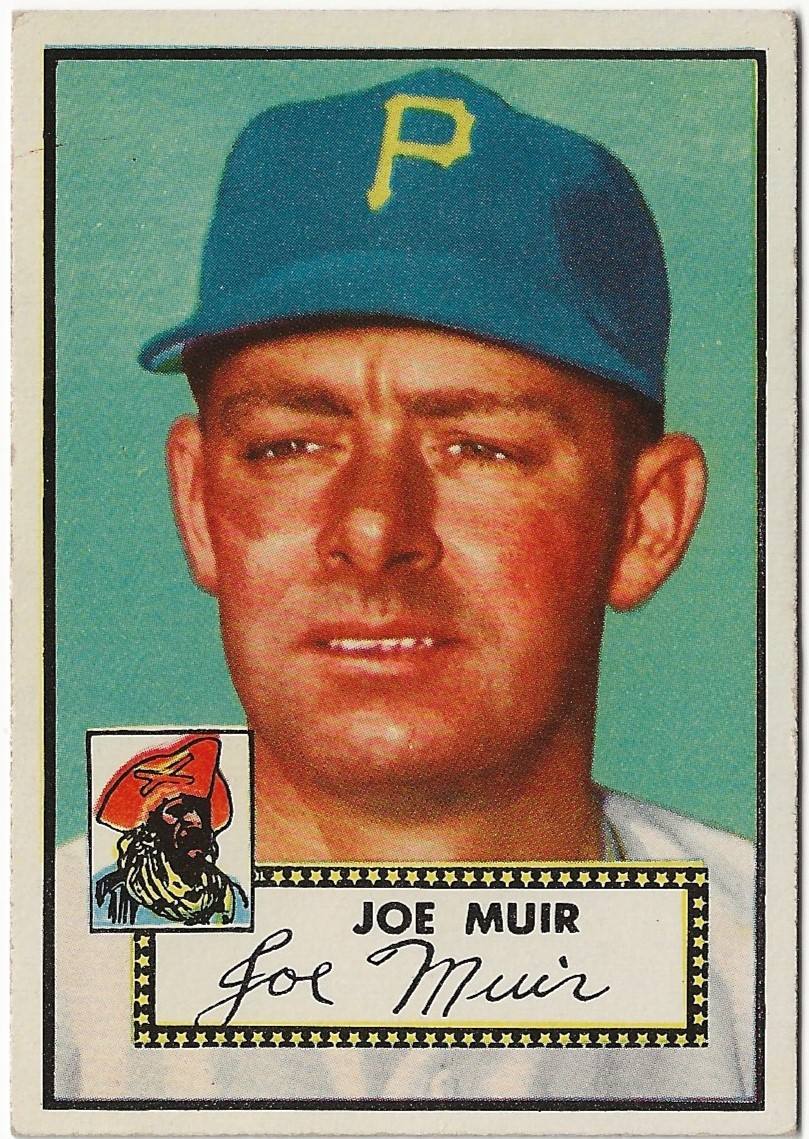 1952 Topps #154 Joe Muir RC - EX