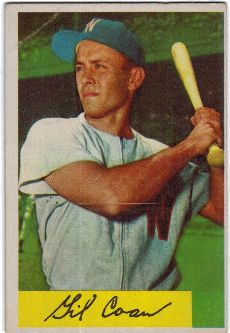 1954 Bowman #40 Gil Coan - GOOD - The Dugout Sportscards & Comics ...