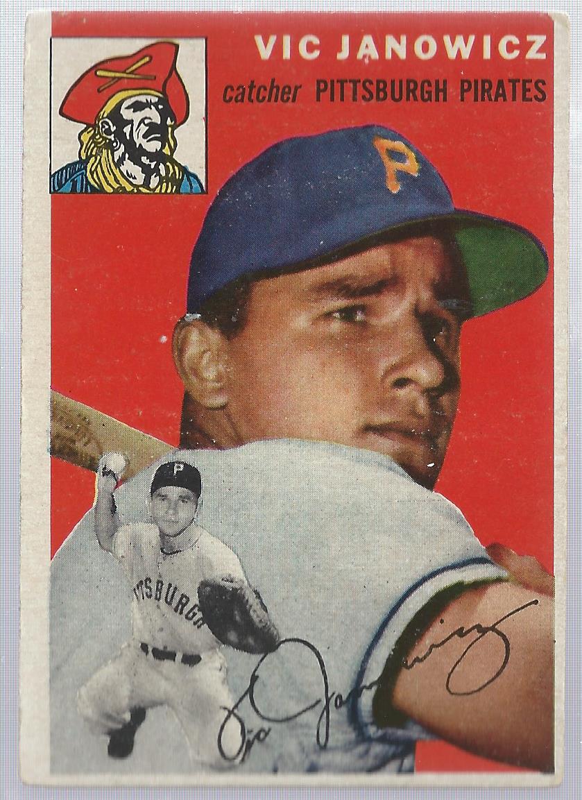 1954 Topps #16 Vic Janowicz - FAIR - AU Sports Memorabilia Inc ...