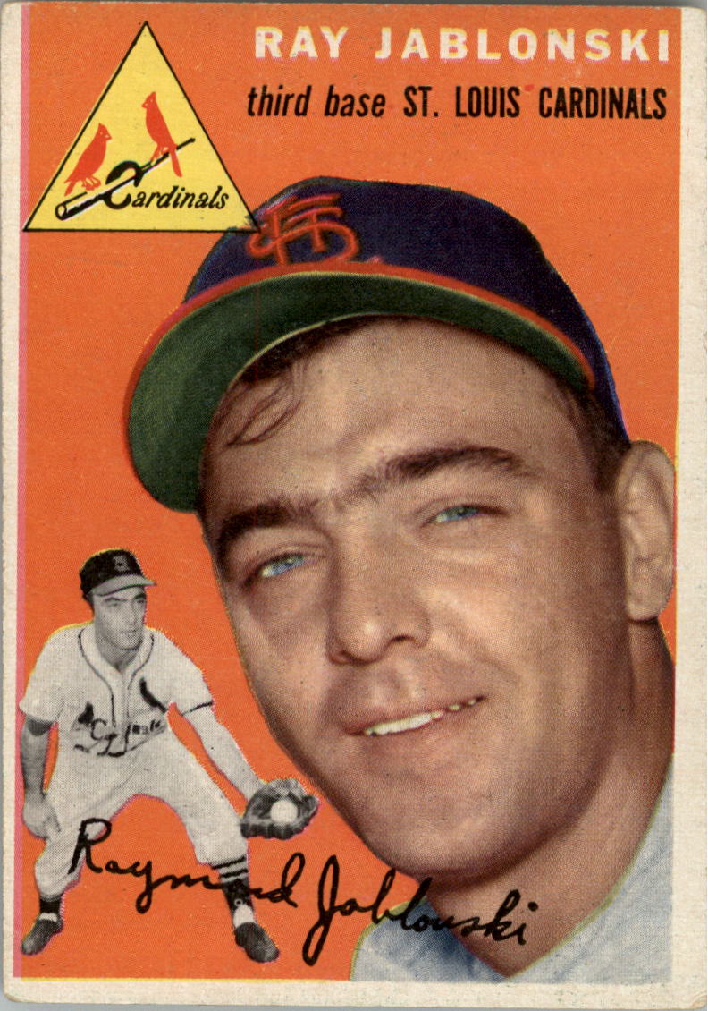 1954 Topps #26 Ray Jablonski - EX - Triple Play Sports Cards | Beckett ...