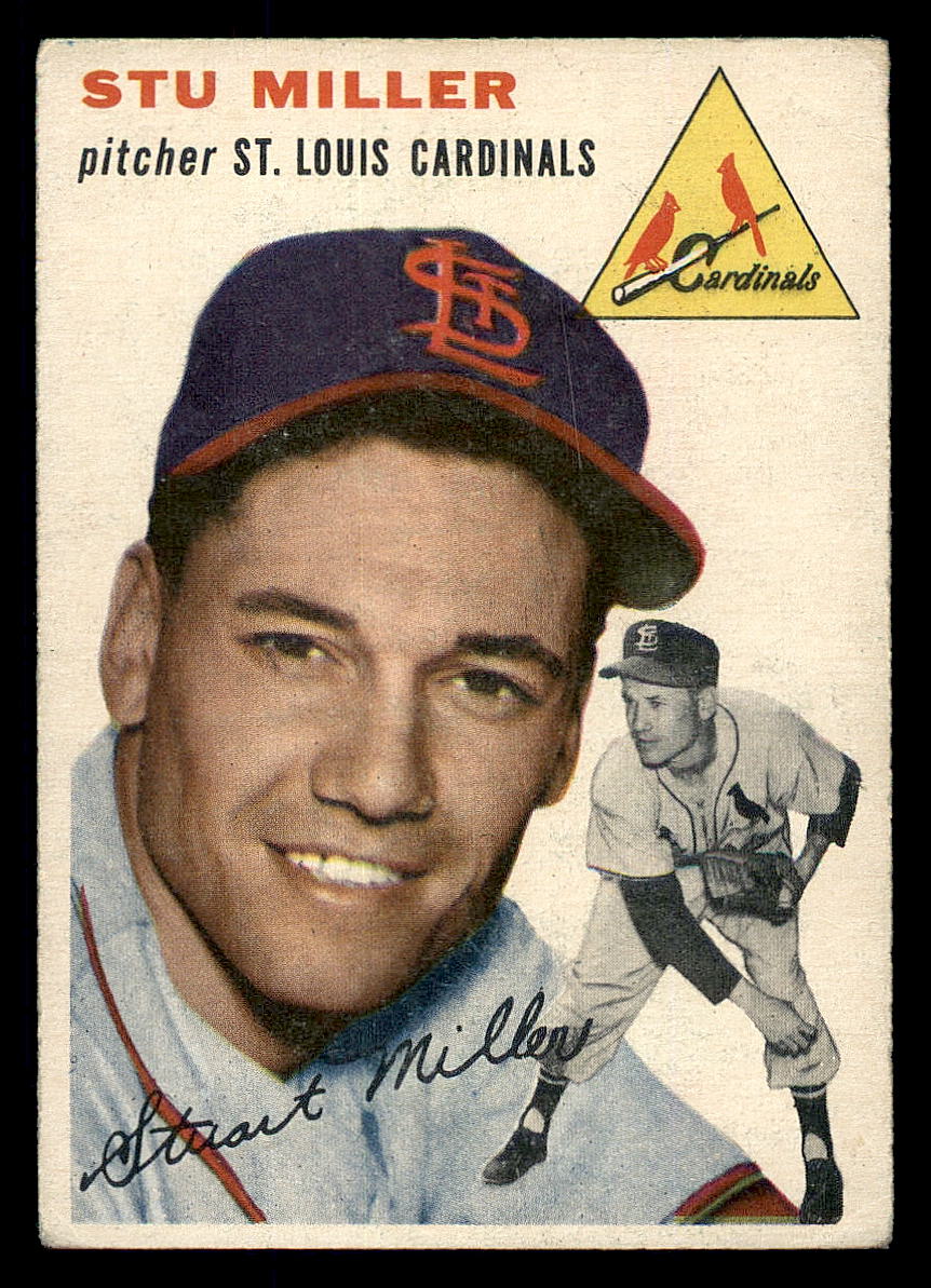 1954 Topps #164 Stu Miller - Scan of the actual card you will receive - VG-EX