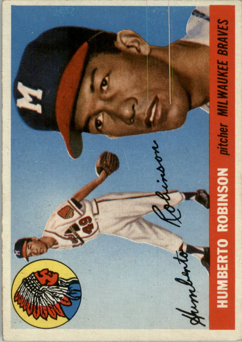 1955 Topps #182 Humberto Robinson RC - EX