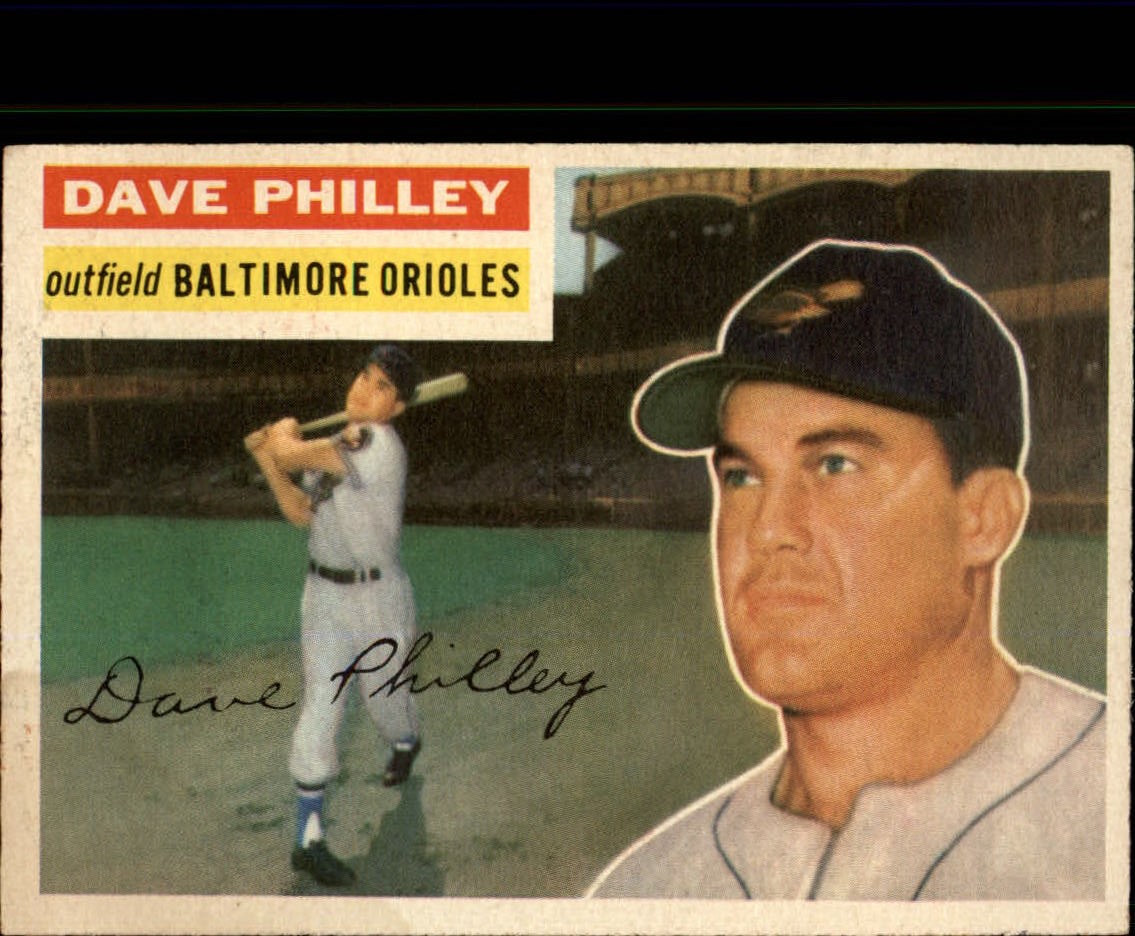 1956 Topps #222 Dave Philley - G-VG