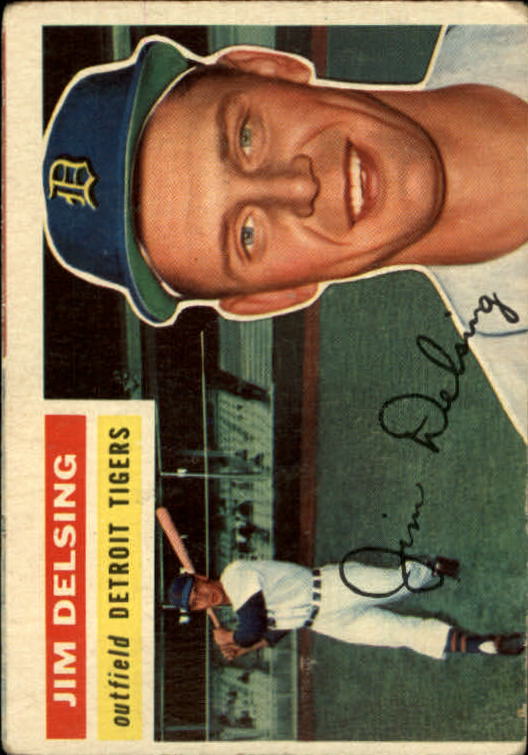 1956 Topps #338 Jim Delsing - GOOD