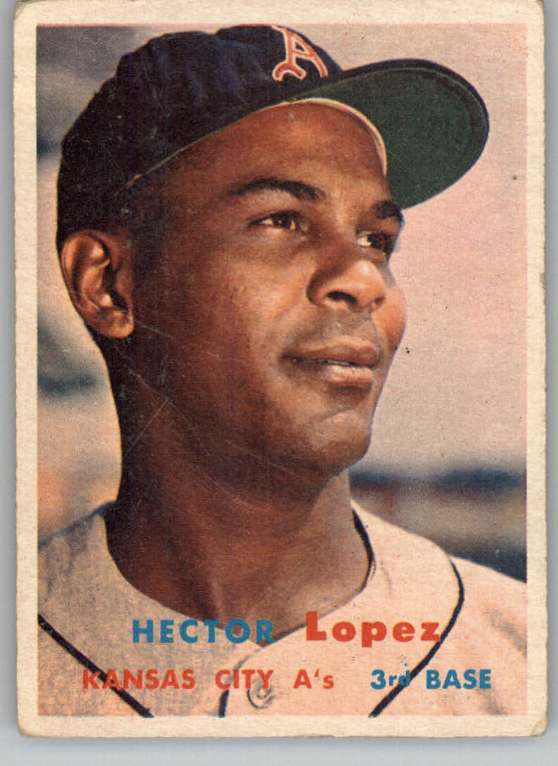 1957 Topps #6 Hector Lopez - VG