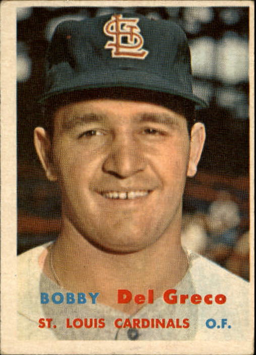 1957 Topps #94 Bobby Del Greco - VG-EX - Burbank Sportscards | Beckett ...