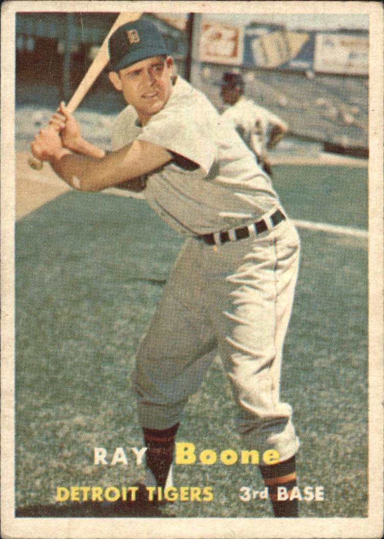 1957 Topps #102 Ray Boone - EX