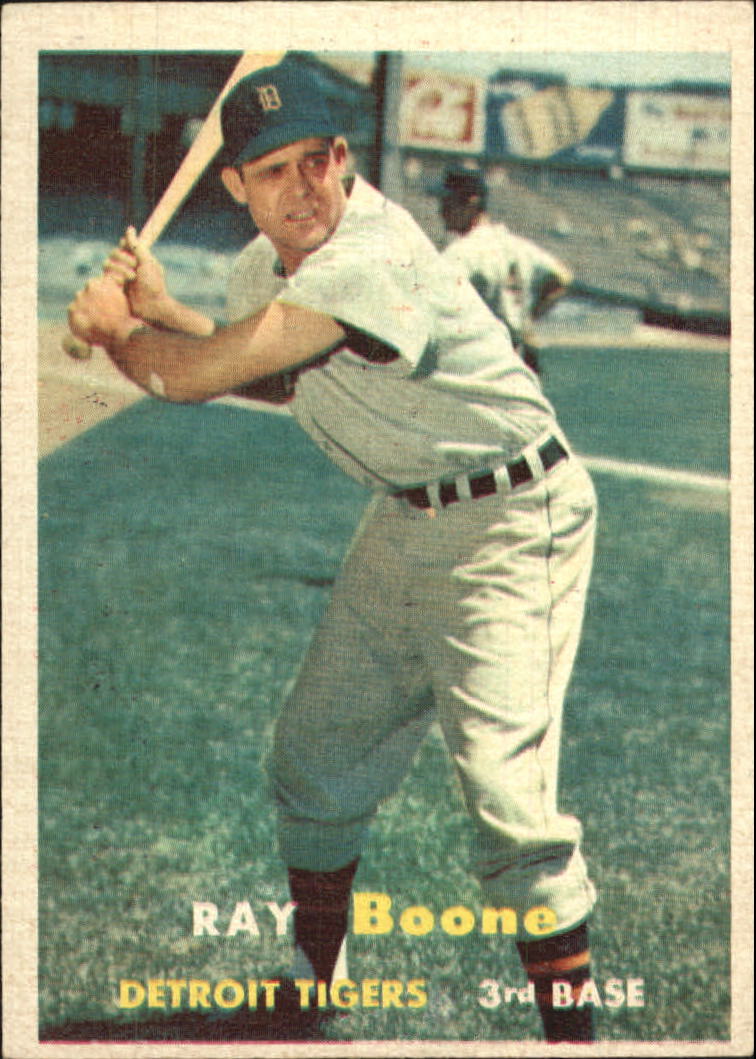 1957 Topps #102 Ray Boone - EX-MT - Burbank Sportscards | Beckett ...