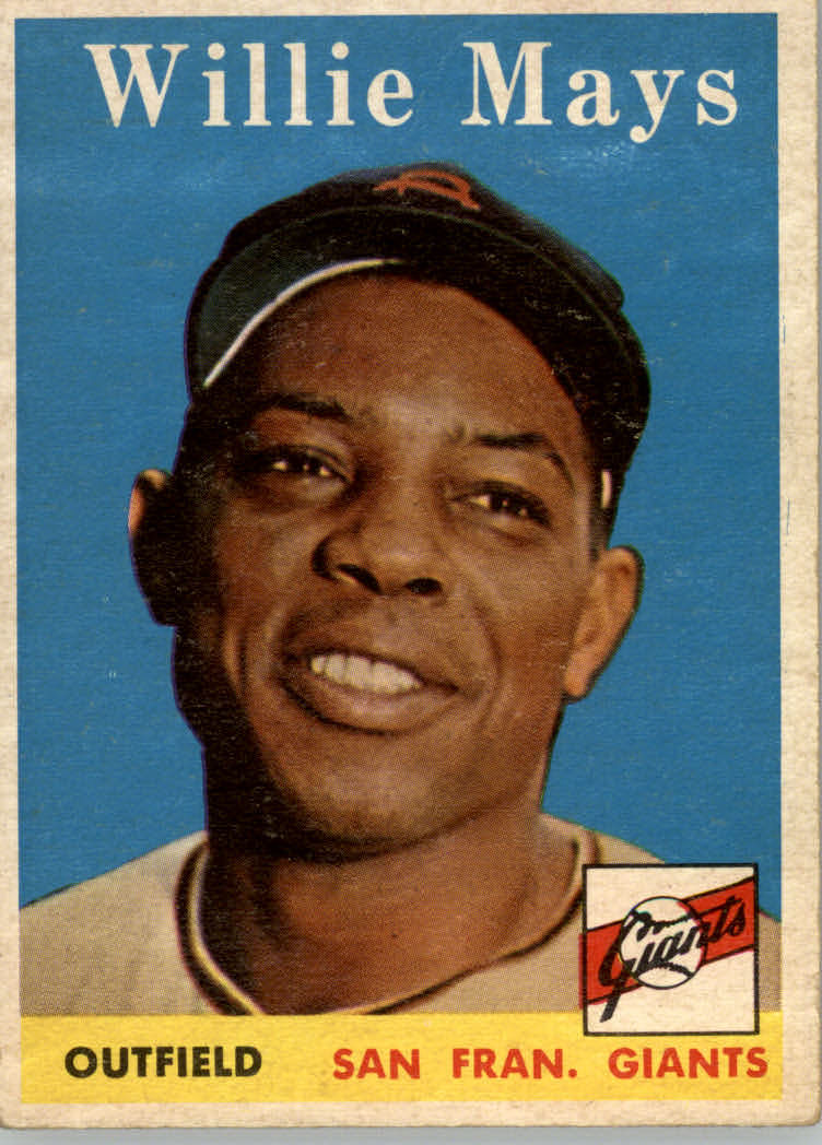 1958 Topps #5 Willie Mays - VG