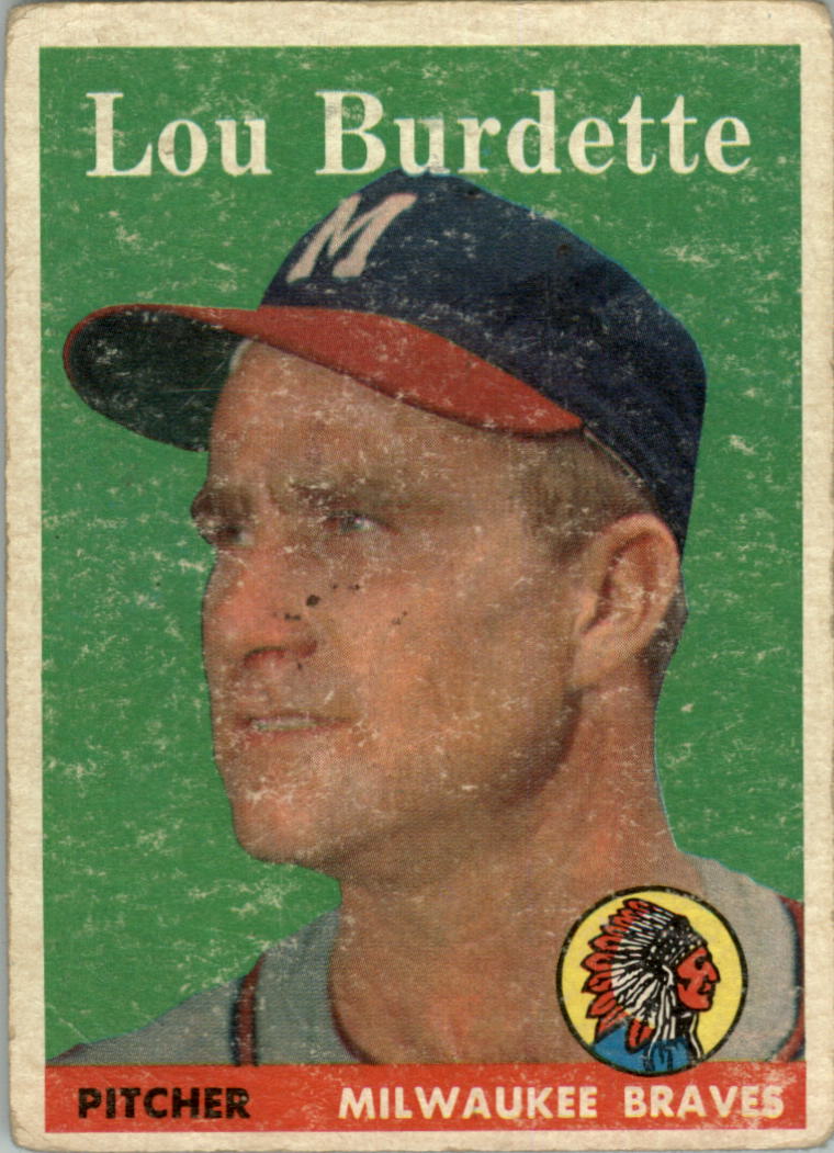 1958 Topps #10 Lou Burdette - FAIR