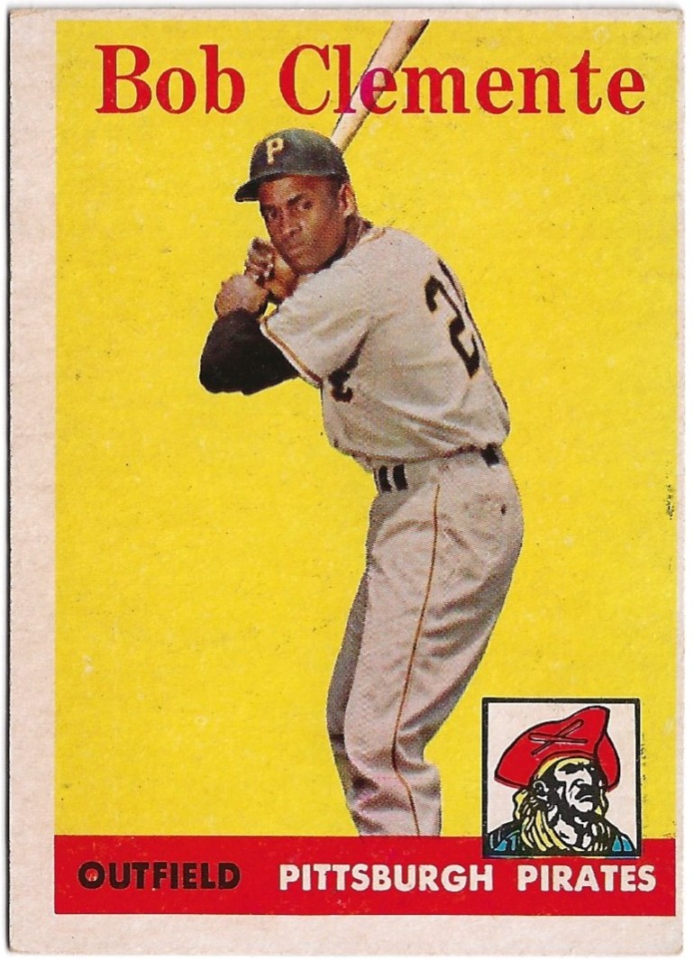 1958 Topps #52A Roberto Clemente - VG