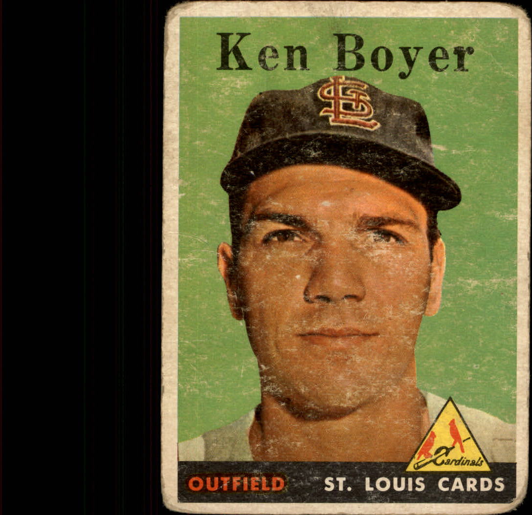 1958 Topps #350 Ken Boyer - VG - Card Shack | Beckett Marketplace