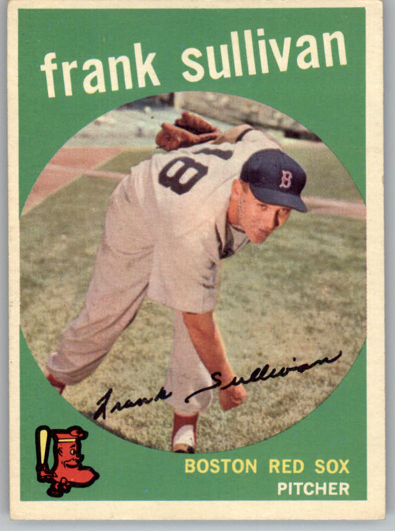 1959 Topps #323 Frank Sullivan - EX-MT