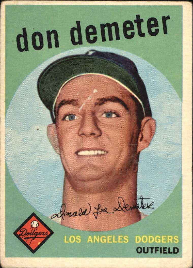 1959 Topps #324 Don Demeter - GOOD