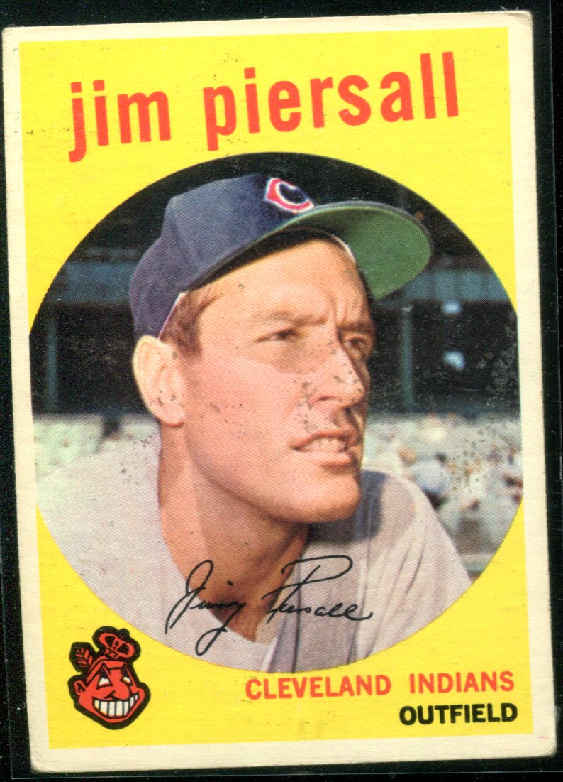 1959 Topps #355 Jimmy Piersall - VG-EX