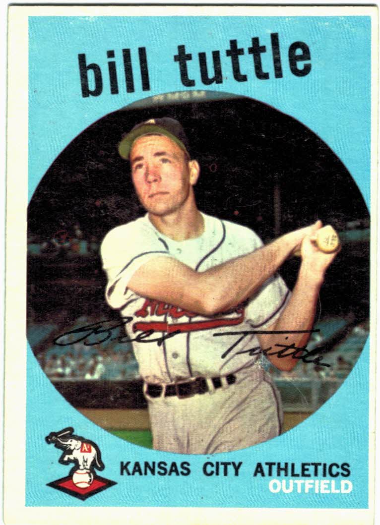 1959 Topps #459 Bill Tuttle - EX - The Dugout Sportscards & Comics ...