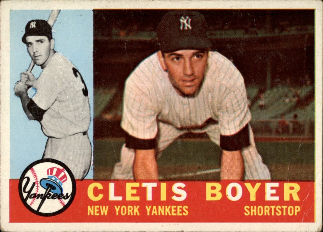 1960 Topps #109 Clete Boyer - VG - Card Shack | Beckett Marketplace