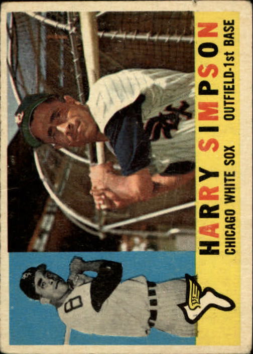 1960 Topps #180 Harry Simpson - POOR