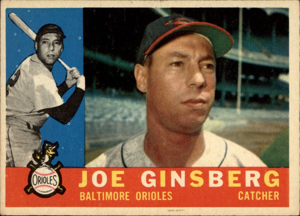 1960 Topps #304 Joe Ginsberg - EX