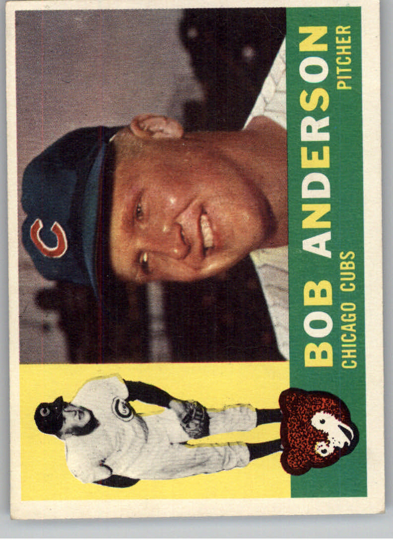 1960 Topps #412 Bob Anderson - EX - THE COLLECTOR'S FRIEND | Beckett ...