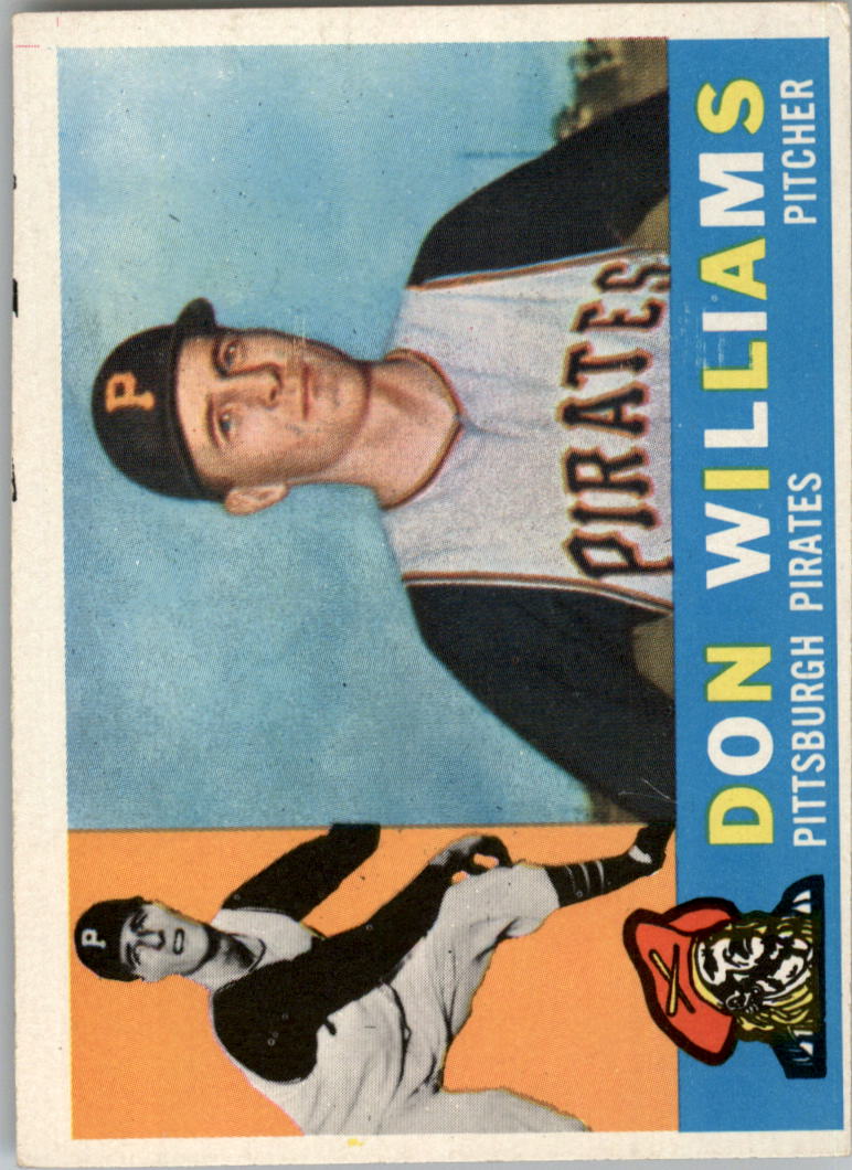 1960 Topps #414A Don Williams WB - VG-EX - Triple Play Sports Cards ...