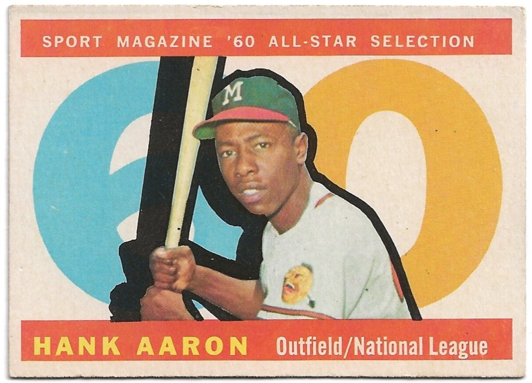 1960 Topps #566 Hank Aaron AS - EX-MT