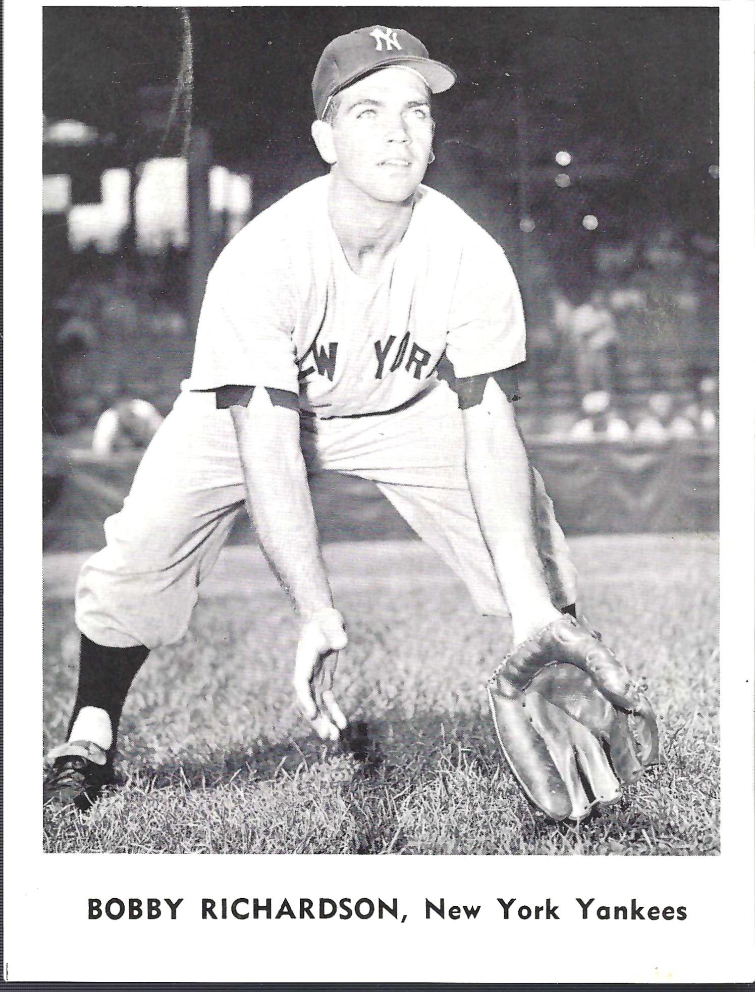 1961 Yankees Jay Publishing #10 Bobby Richardson - EX-MT