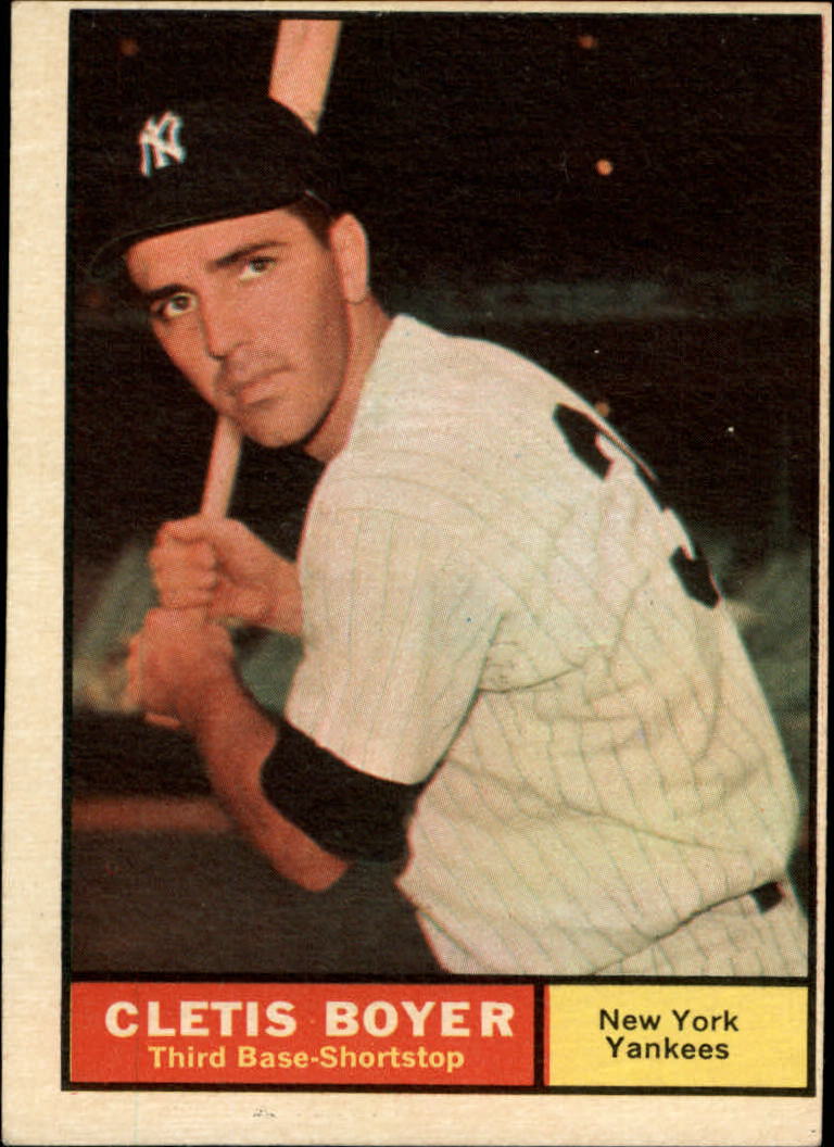 1961 Topps #19 Clete Boyer - EX - Card Shack | Beckett Marketplace
