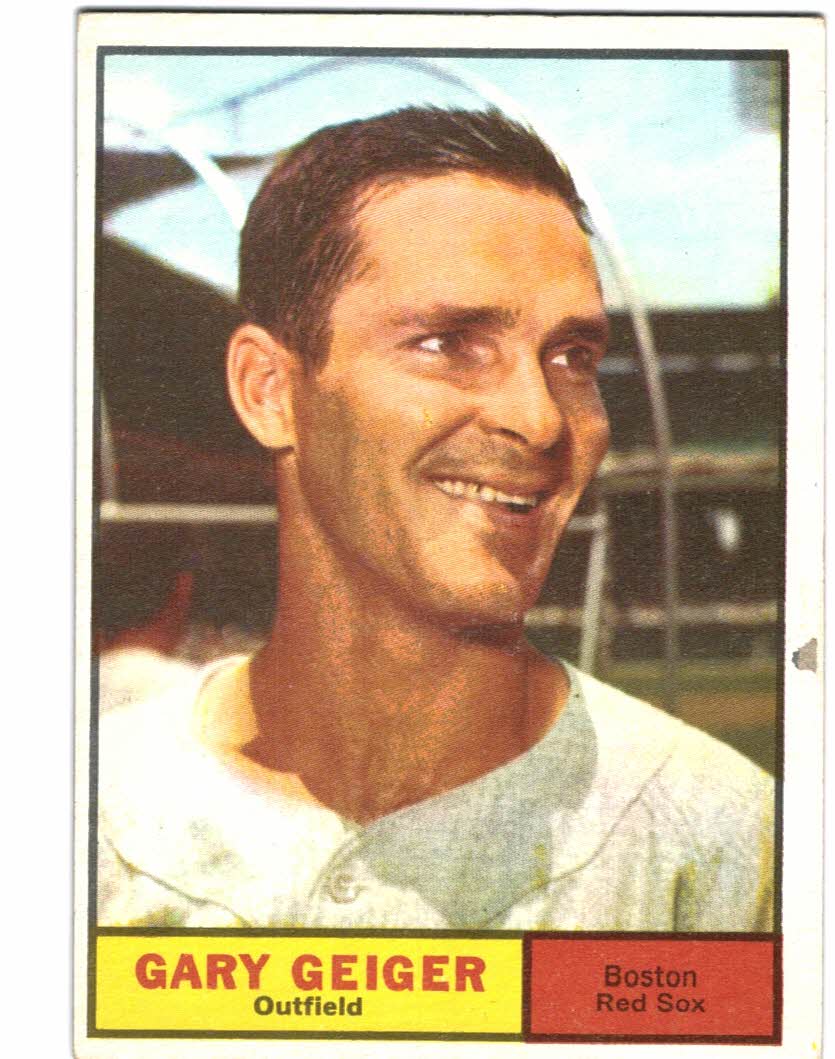 1961 Topps #33 Gary Geiger - GOOD - The Dugout Sportscards & Comics ...