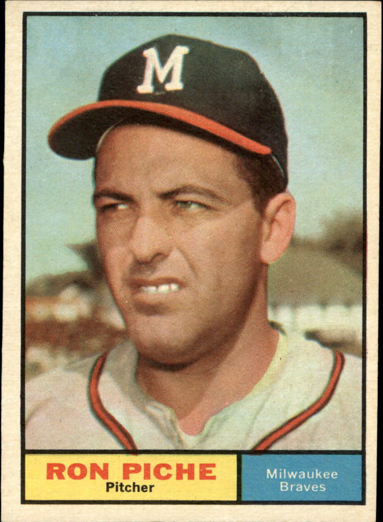 1961 Topps #61 Ron Piche RC - EX-MT - Card Shack | Beckett Marketplace