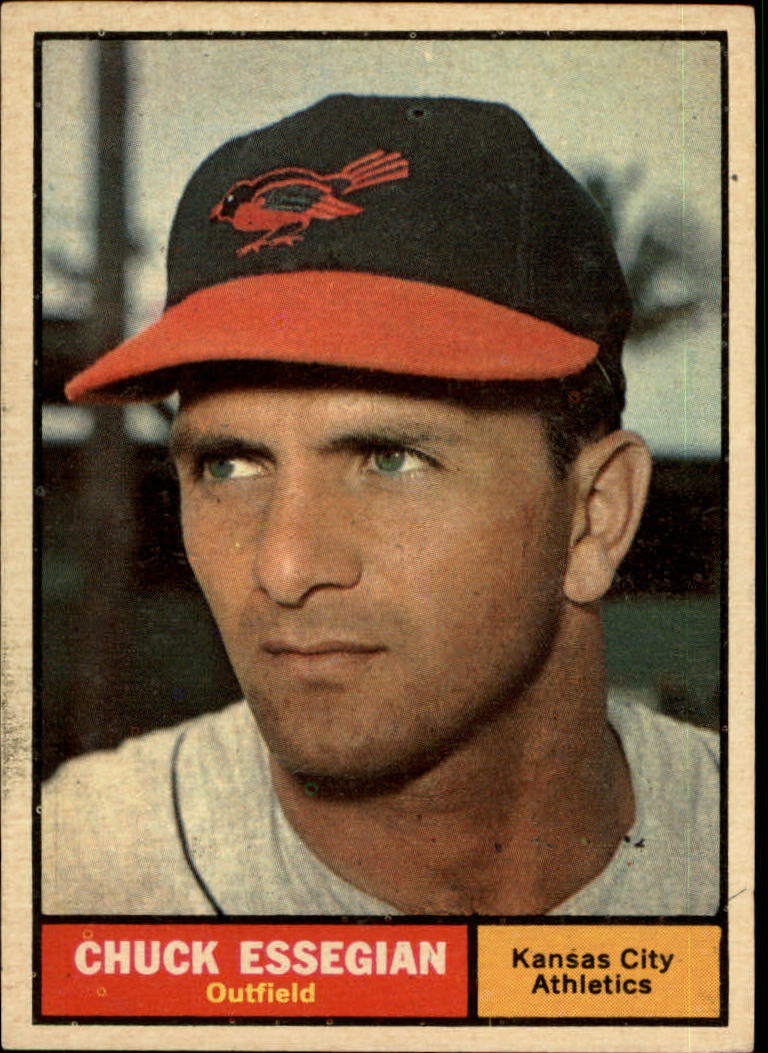 1961 Topps #384 Chuck Essegian - EX - Card Shack | Beckett Marketplace